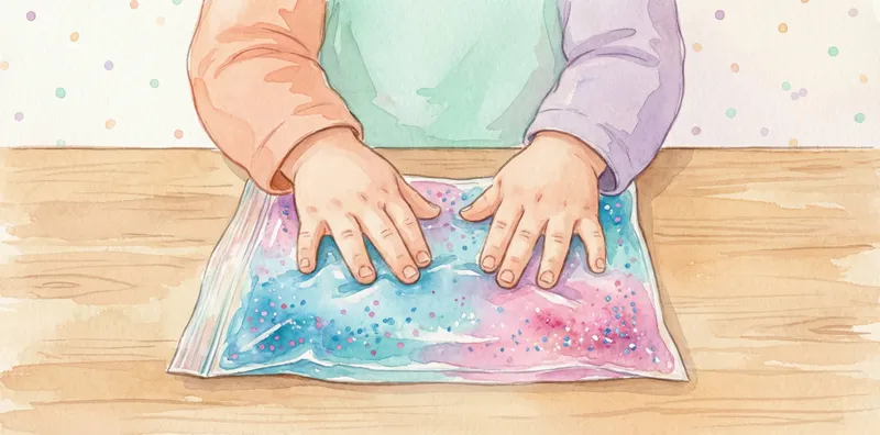 Squishy Sensory Bag — Indoor Activity for Ages 0–3 years | TinyPlay
